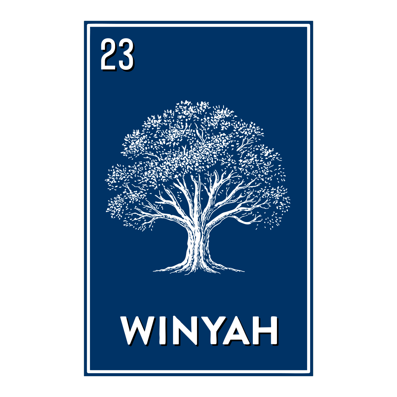 Winyah 2025 Tree Tarot Sticker – Winyah Official Merchandise